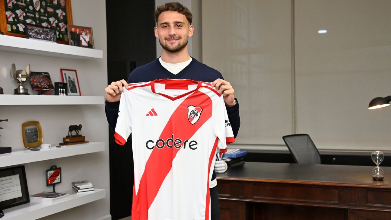 Sebastián Boselli fue oficializado como nuevo jugador de River Plate - ESPN
