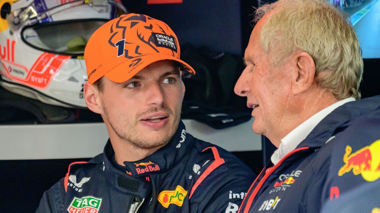 Helmut Marko: "Es la diferencia habitual que tiene (Checo) con Verstappen" - ESPN