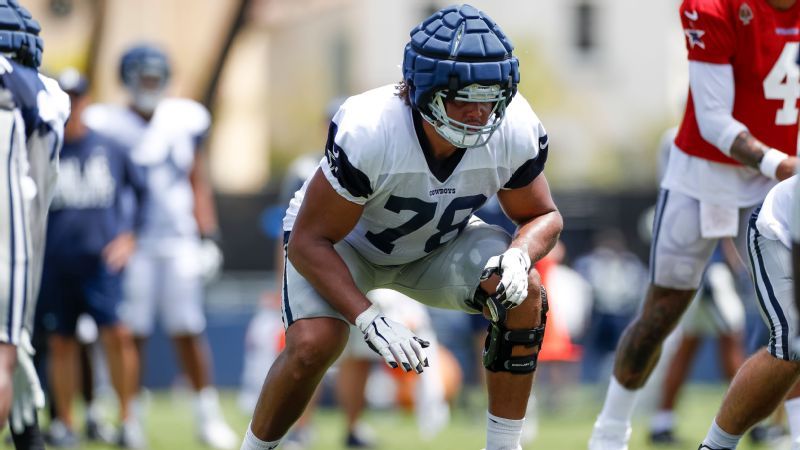Fuentes: Cowboys dan extensión de $86.8 millones a RT Terence Steele - ESPN