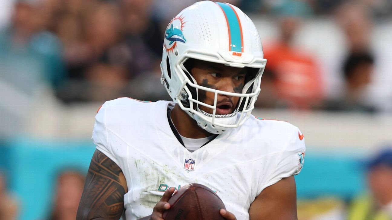 Dolphins QB Tua Tagovailoa 'showing swag' entering 2023 season - ESPN