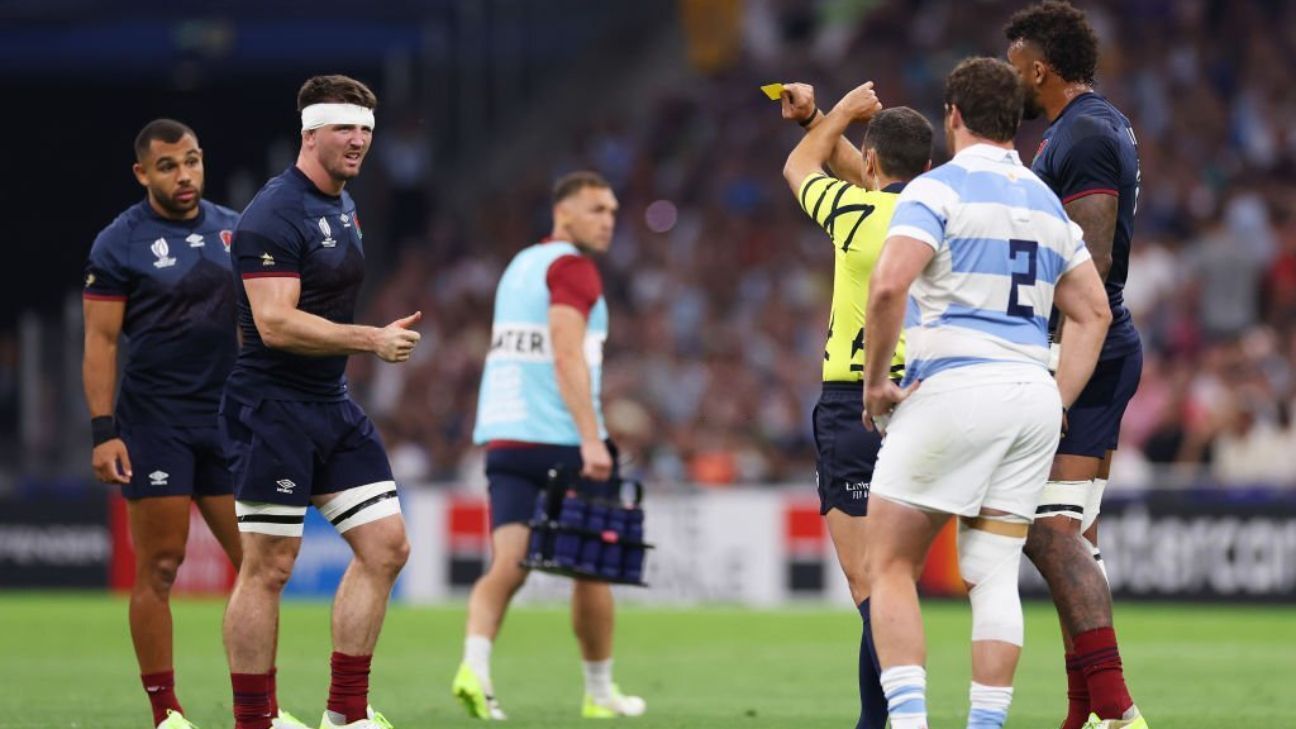 Tom Curry vio la roja ante Los Pumas: así fue la acción de la expulsión ...