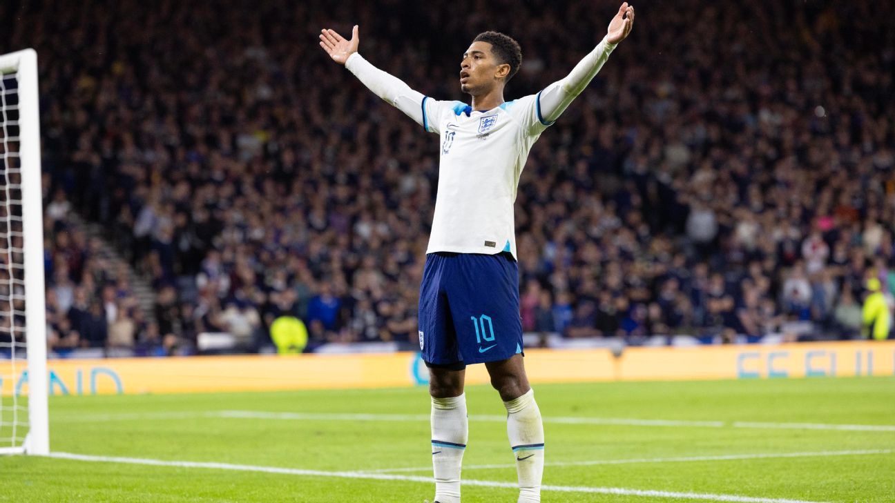 Inglaterra alucina con Bellingham - ESPN