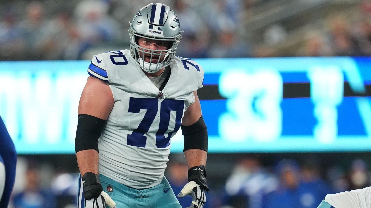 Zack Martin aparece en la lista de lesionados de Dallas Cowboys - ESPN