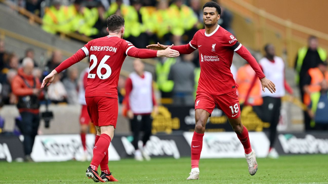 Liverpool lo dio vuelta y le ganó a Wolverhampton 3-1 en Premier League ...