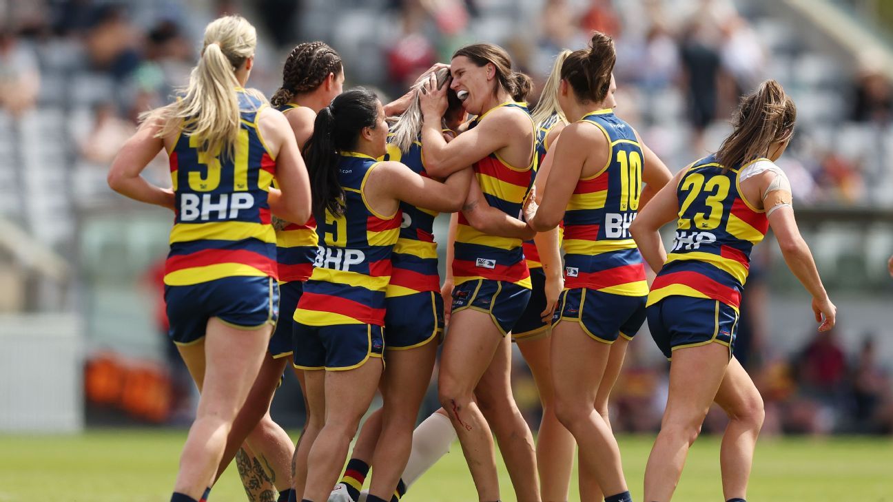 AFLW Round 4 Adelaide thrash GWS to continue hot AFLW season start - ESPN
