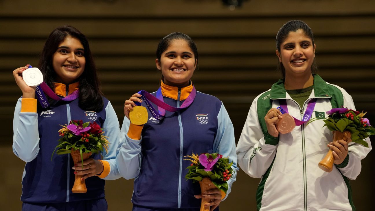 Asian Games: Teenagers Palak Gulia and Esha Singh win gold, silver in ...