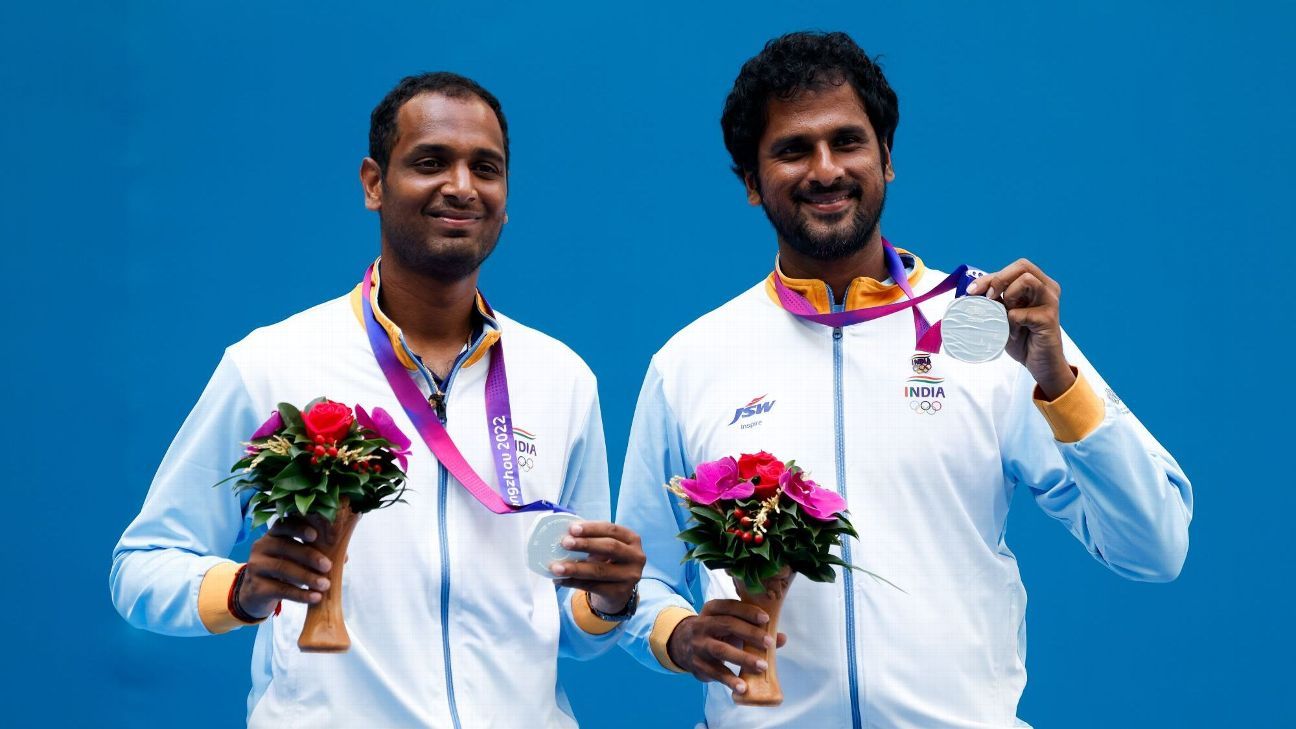 Asian Games Tennis: Ramkumar-Myneni win men's doubles silver; Bopanna ...