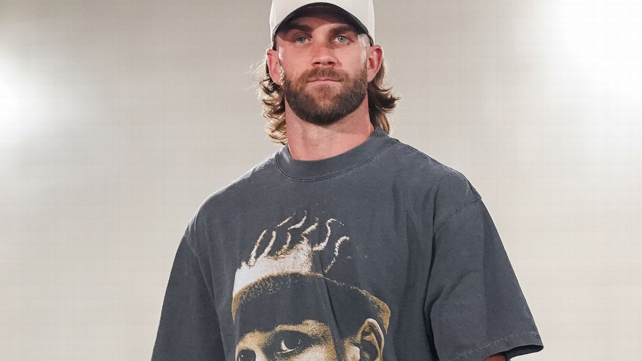 Bryce Harper wears Allen Iverson shirt before NL Wild Card Series - ESPN
