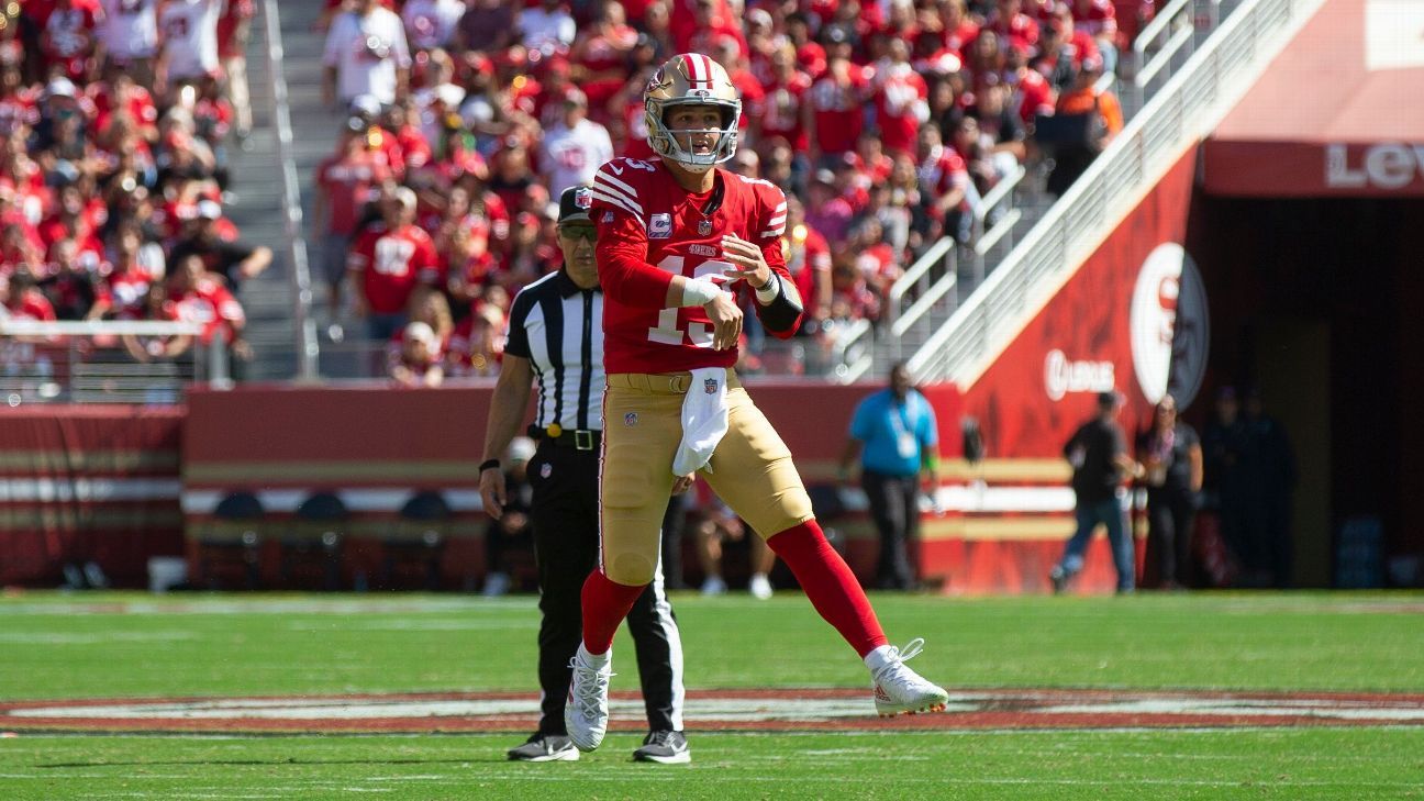 Brock Purdy, tercer favorito para ganar el MVP de la NFL - ESPN