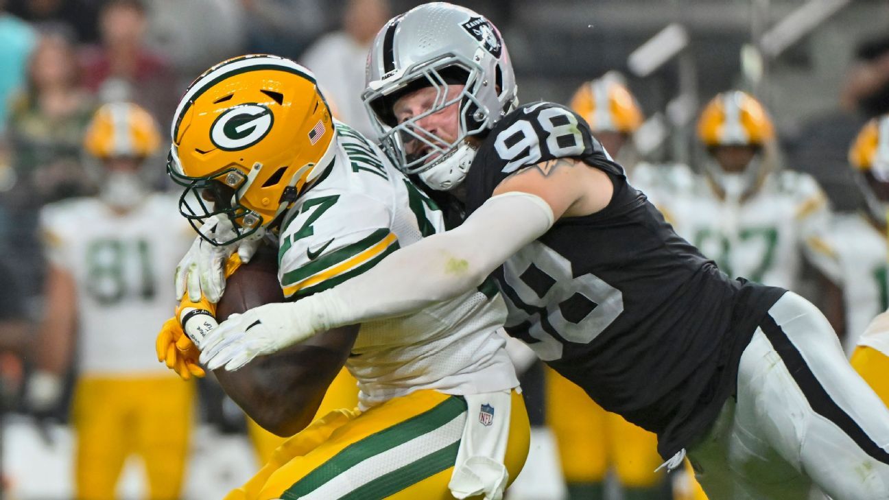 Raiders relying on improving defense to gain momentum - ESPN