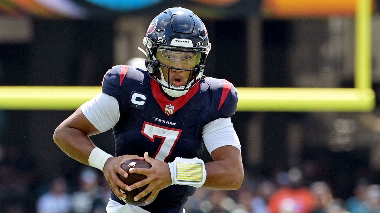 NFL rookie QB tracker: Stroud shines, Bagent debuts - ESPN