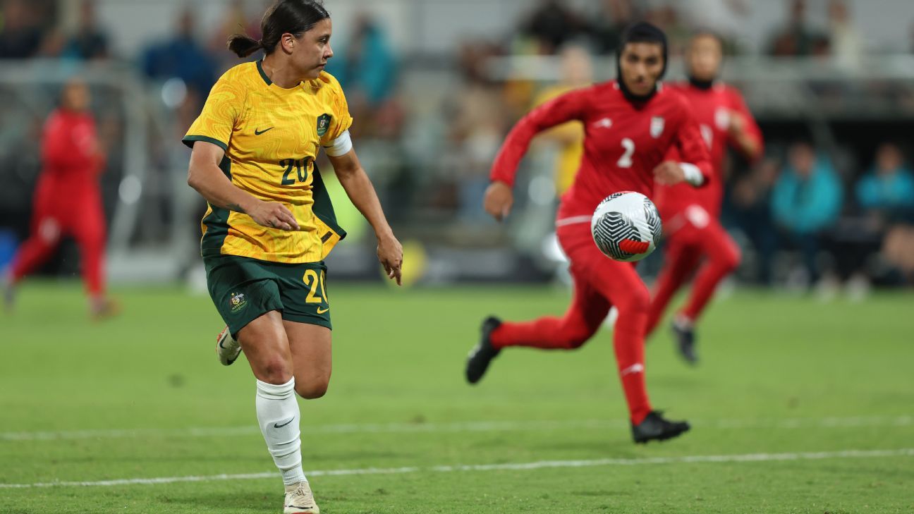 Super sub Sam Kerr helps Matildas sink Iran - ESPN