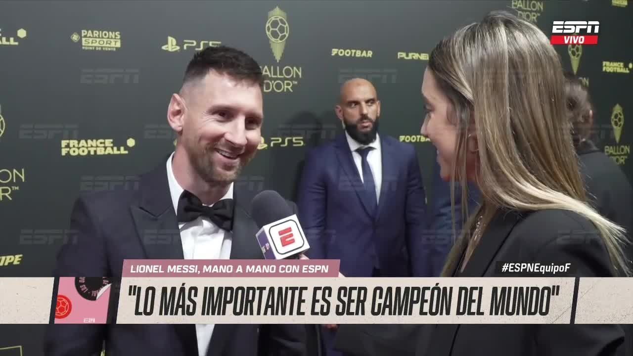 Lionel Messi, mano a mano con ESPN: "Vivo cada momento como si fuera el ...