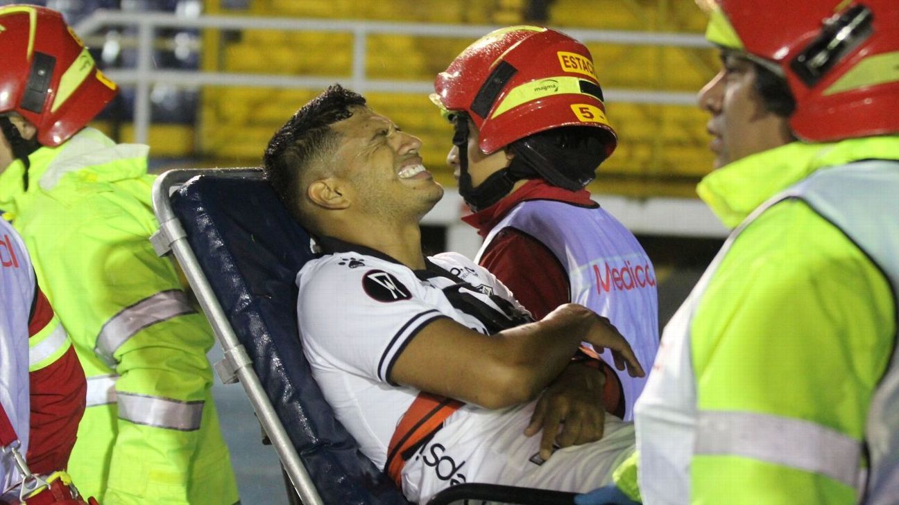 Jorman Aguilar se pronuncia tras la fuerte lesión sufrida en la ...
