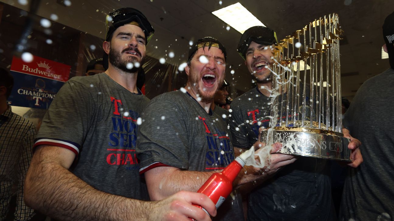 Texas Rangers celebraron en Phoenix y alistan el desfile en Arlington ...