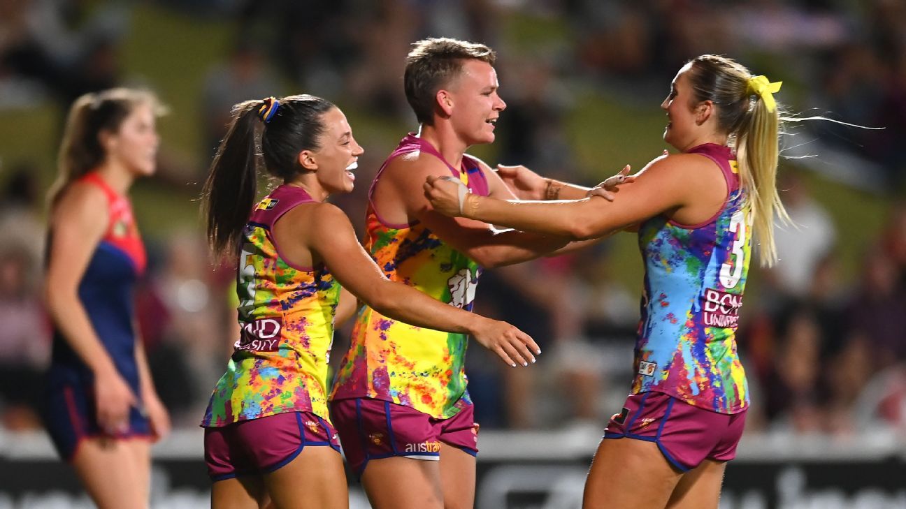 Lions dethrone Dees to clinch AFLW double-chance - ESPN