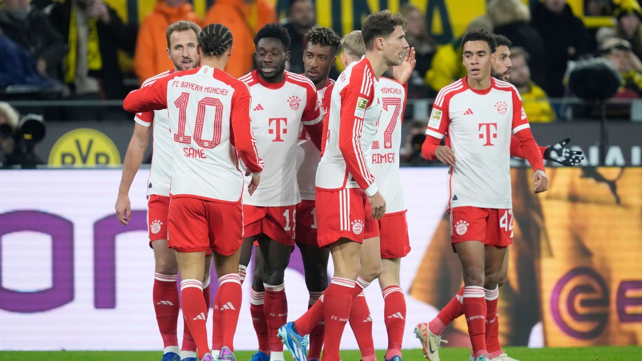 Kane anota hat-trick, Bayern atropela Dortmund no clássico e cola na ...