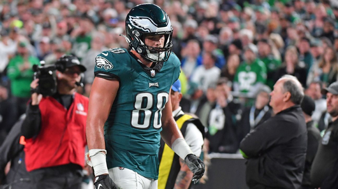 NFL Week 9 injury tracker: Dallas Goedert fractures forearm, Daniel ...