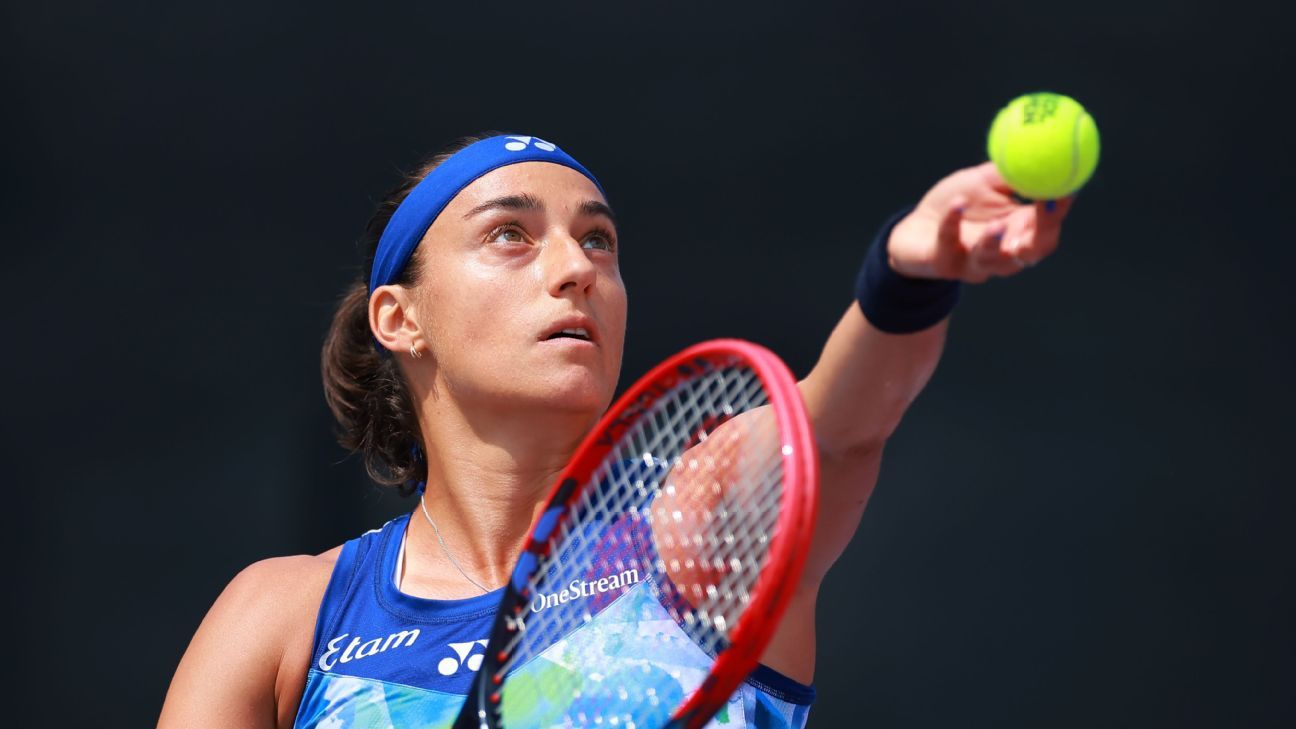 Caroline Garcia, la mejor sacadora de la temporada - ESPN