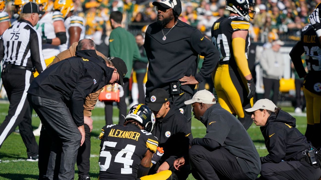 Kwon Alexander de Steelers con lesión de tendón de Aquiles - ESPN