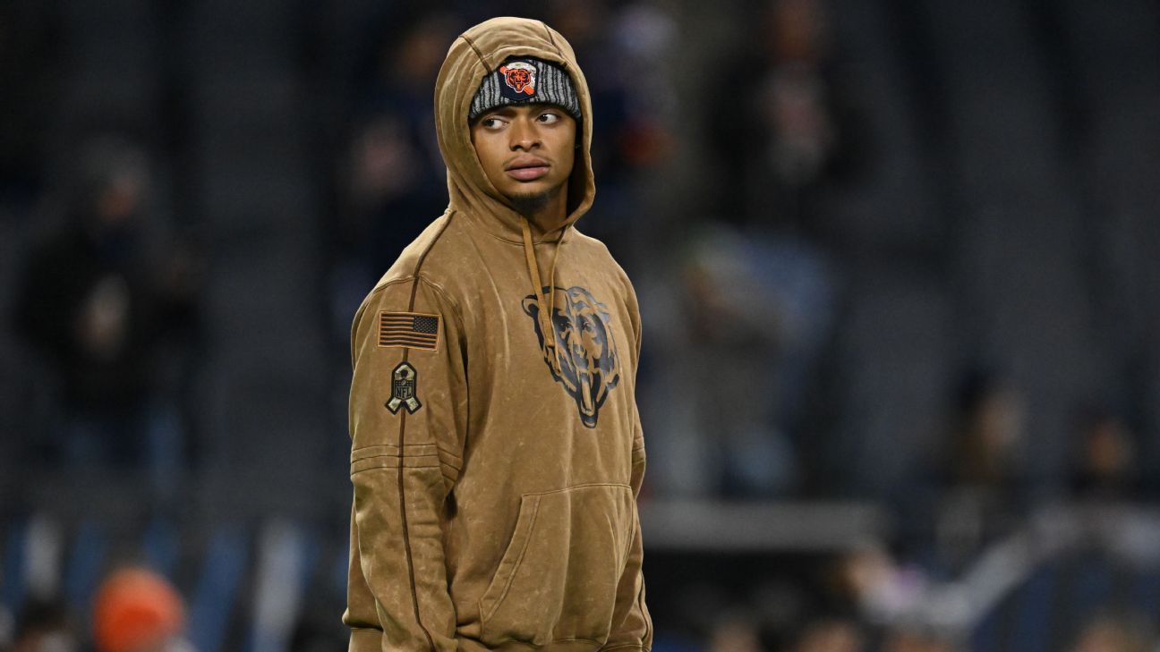 Bears planean vuelta de Justin Fields a alineación titular - ESPN