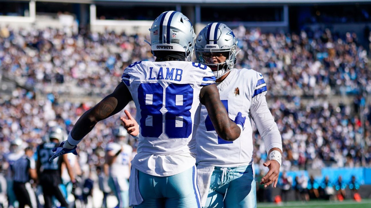 Dallas Cowboys superan la mitad sencilla de su calendario - ESPN