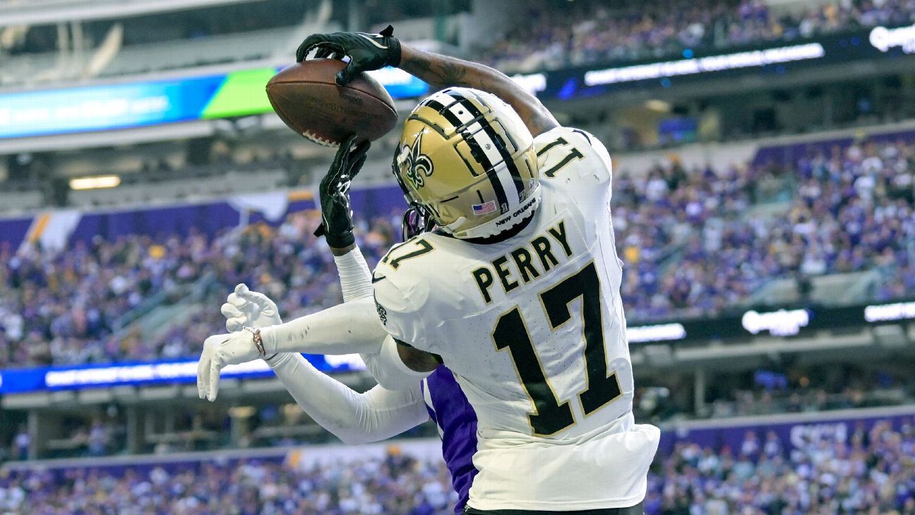 Saints rookie A.T. Perry ready to step in for Michael Thomas - ESPN
