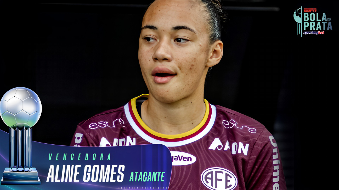 Aline Gomes crava seu nome como melhor atacante do Brasil no Bola de Prata - ESPN