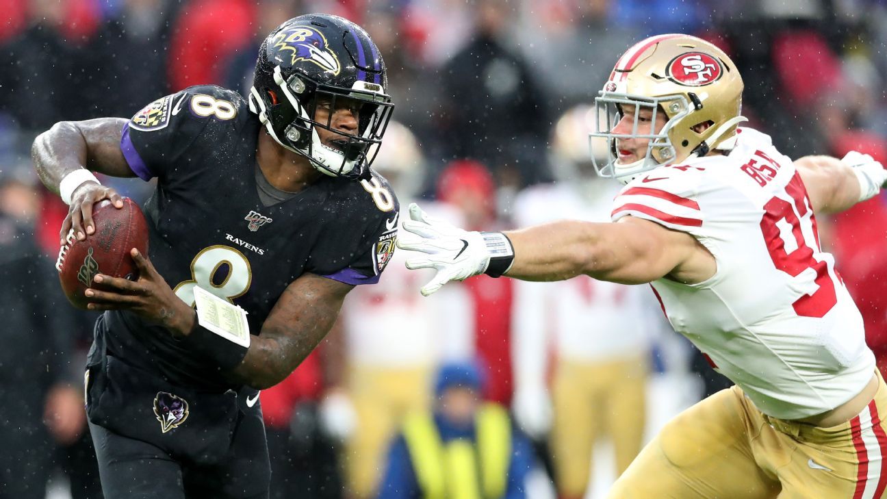 Visita de Ravens a Niners acapara reflectores en la Semana 16 de la NFL ...