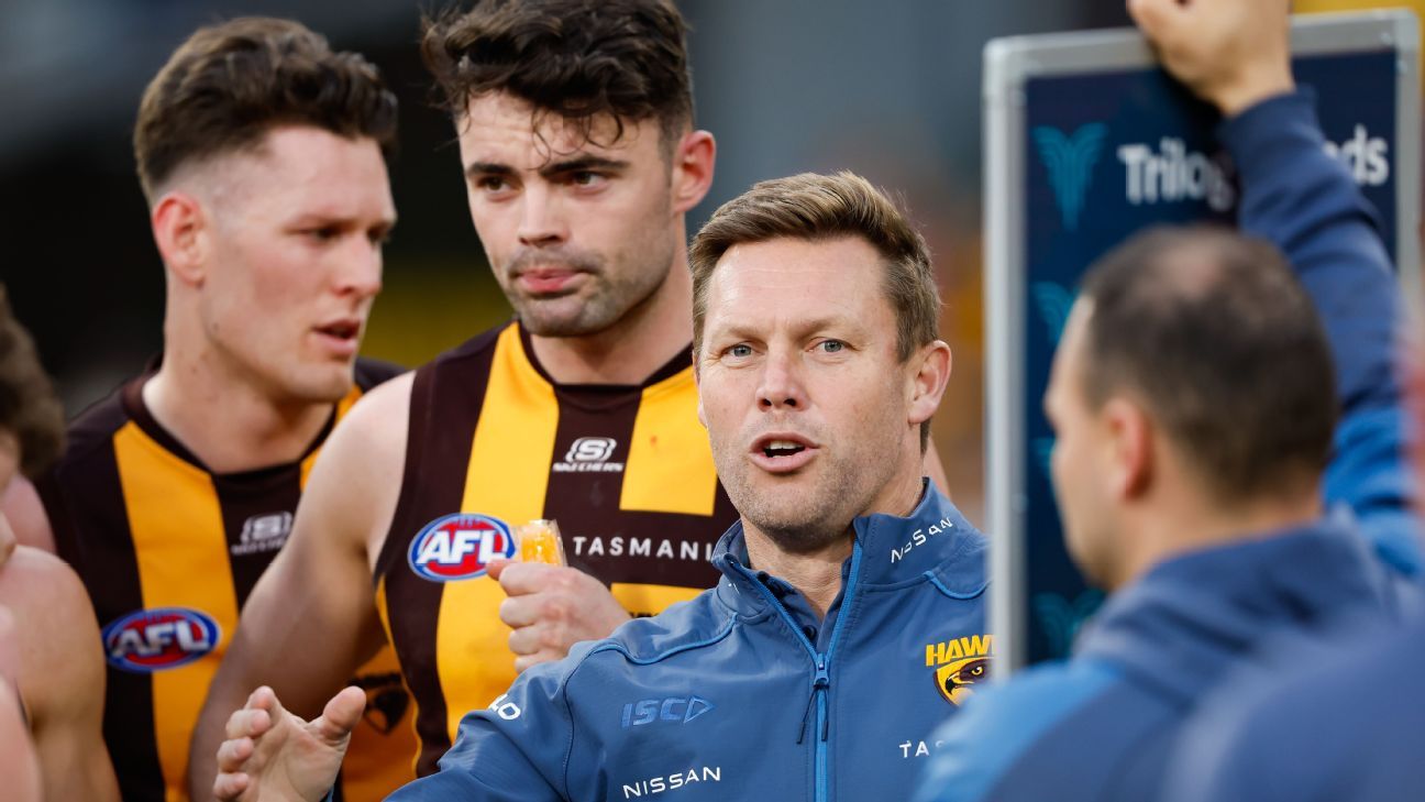 AFL Hawthorn coach Sam Mitchell recovering from pneumonia - ESPN