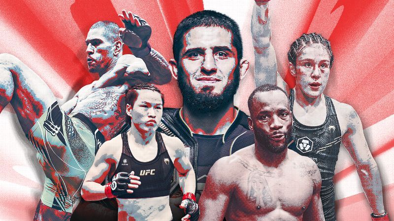 MMA Ranking de los mejores peleadores del 50-1 para 2024 - ESPN