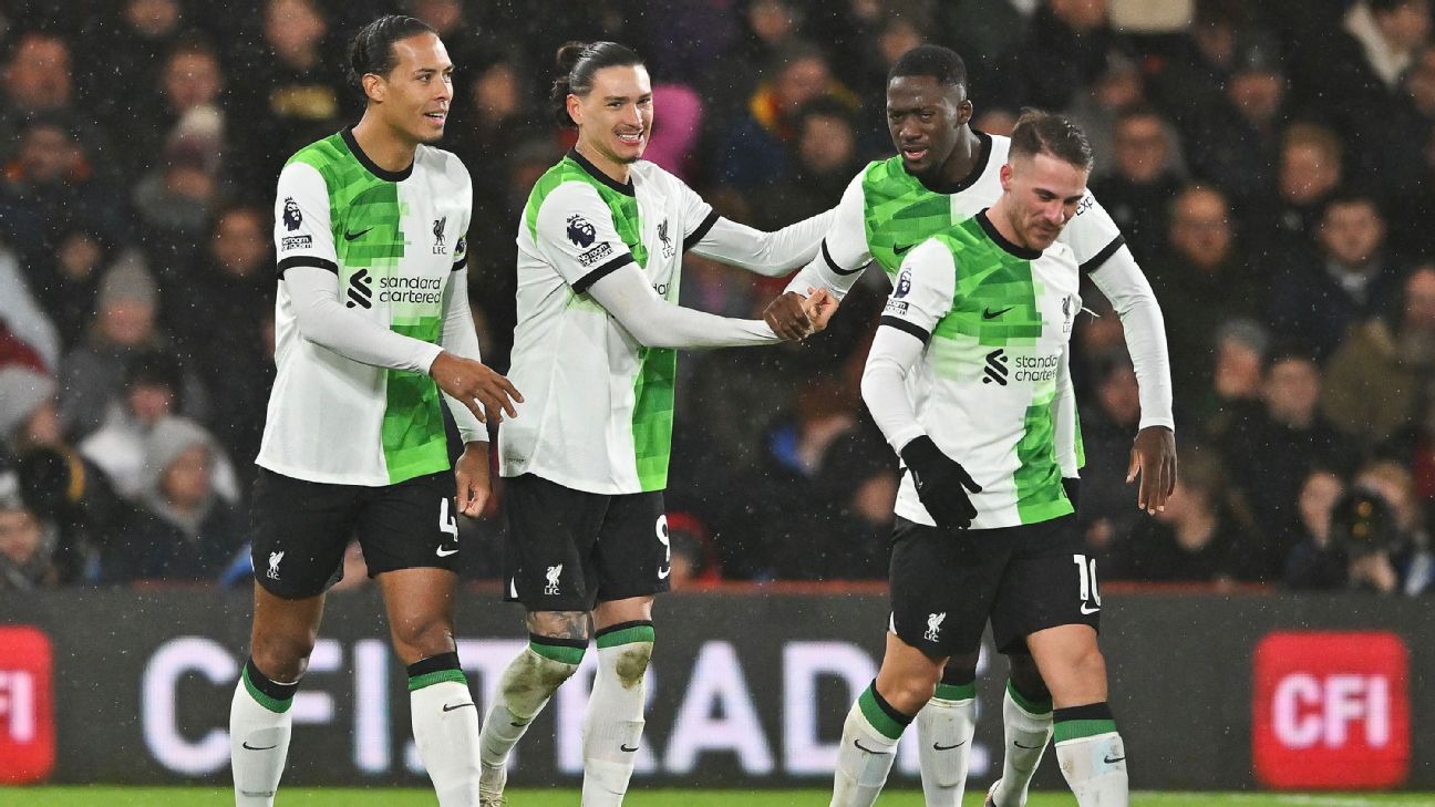 Liverpool venció a Bournemouth y se afirma como líder de la Premier ...