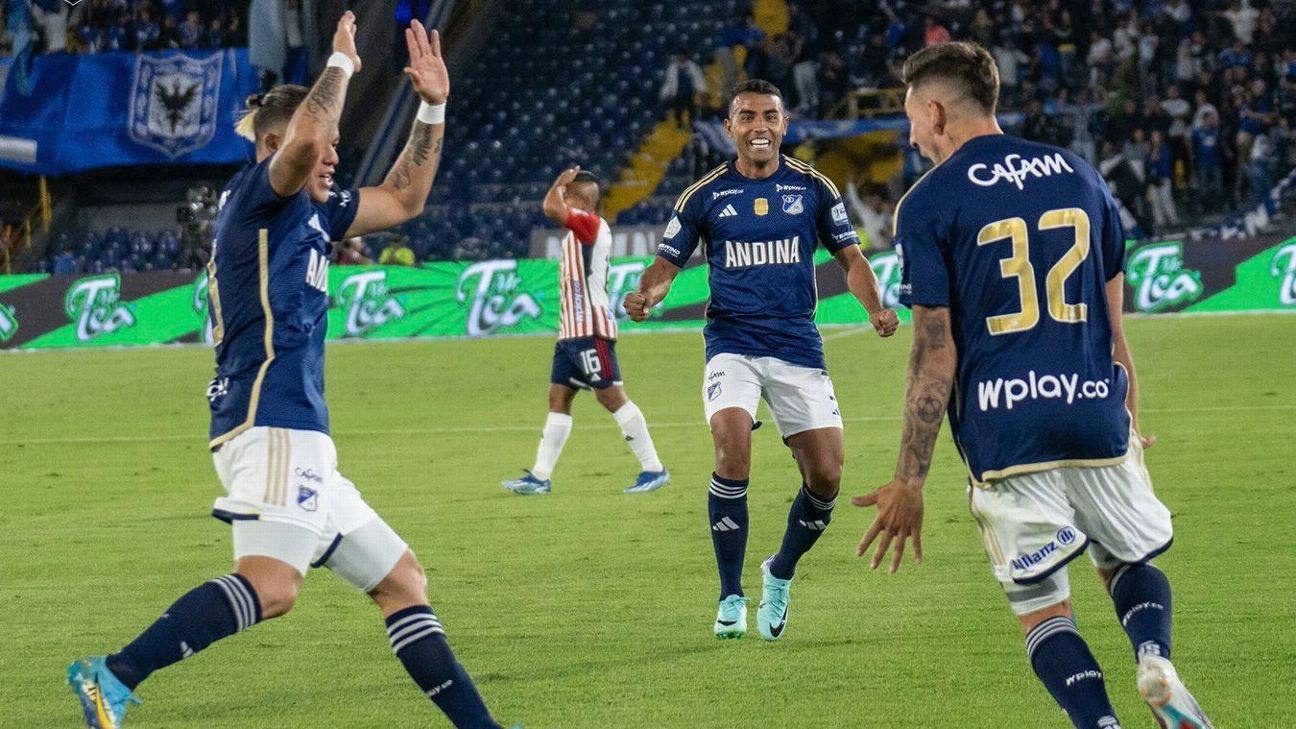 Millonarios es supercampeón: remontó ante Junior y abrió el 2024 con ...