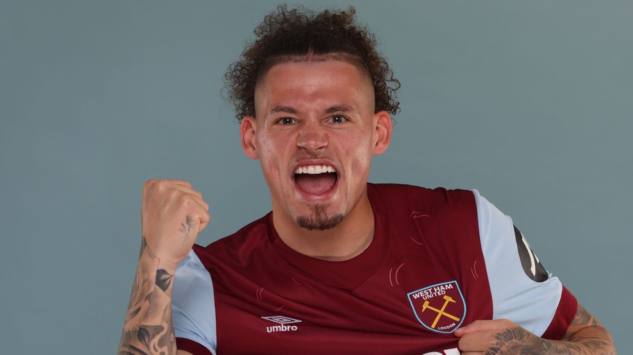 West Ham sign Kalvin Phillips on loan from Manchester City - ESPN