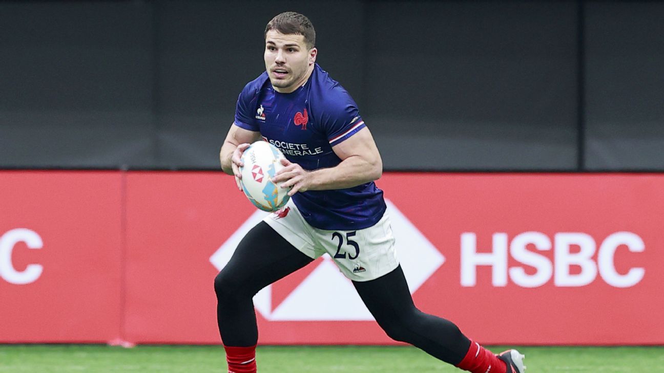 ¡Antoine Dupont apoyó su primer try con la camiseta de Francia en el ...