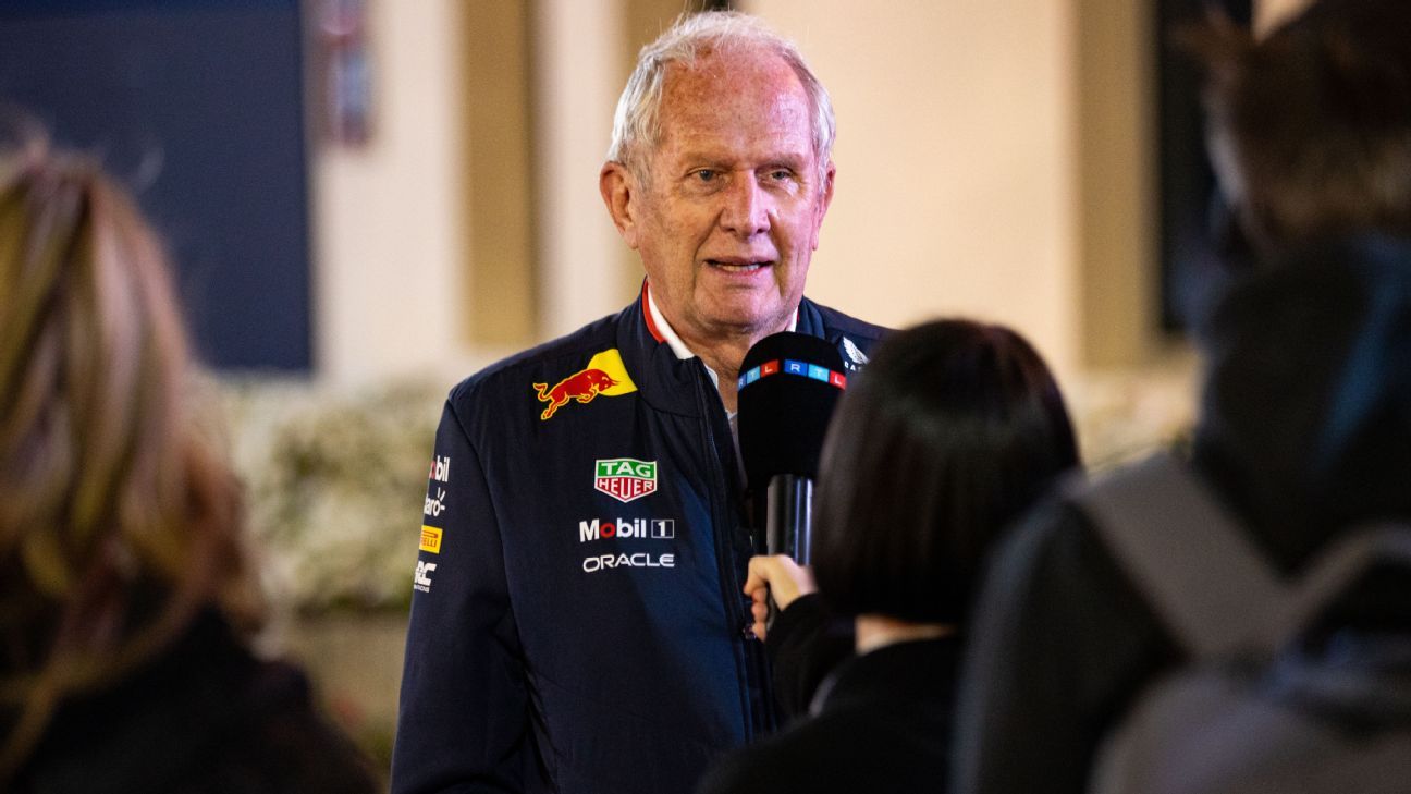 Helmut Marko aplaude que Checo Pérez esté cerca de Verstappen - ESPN