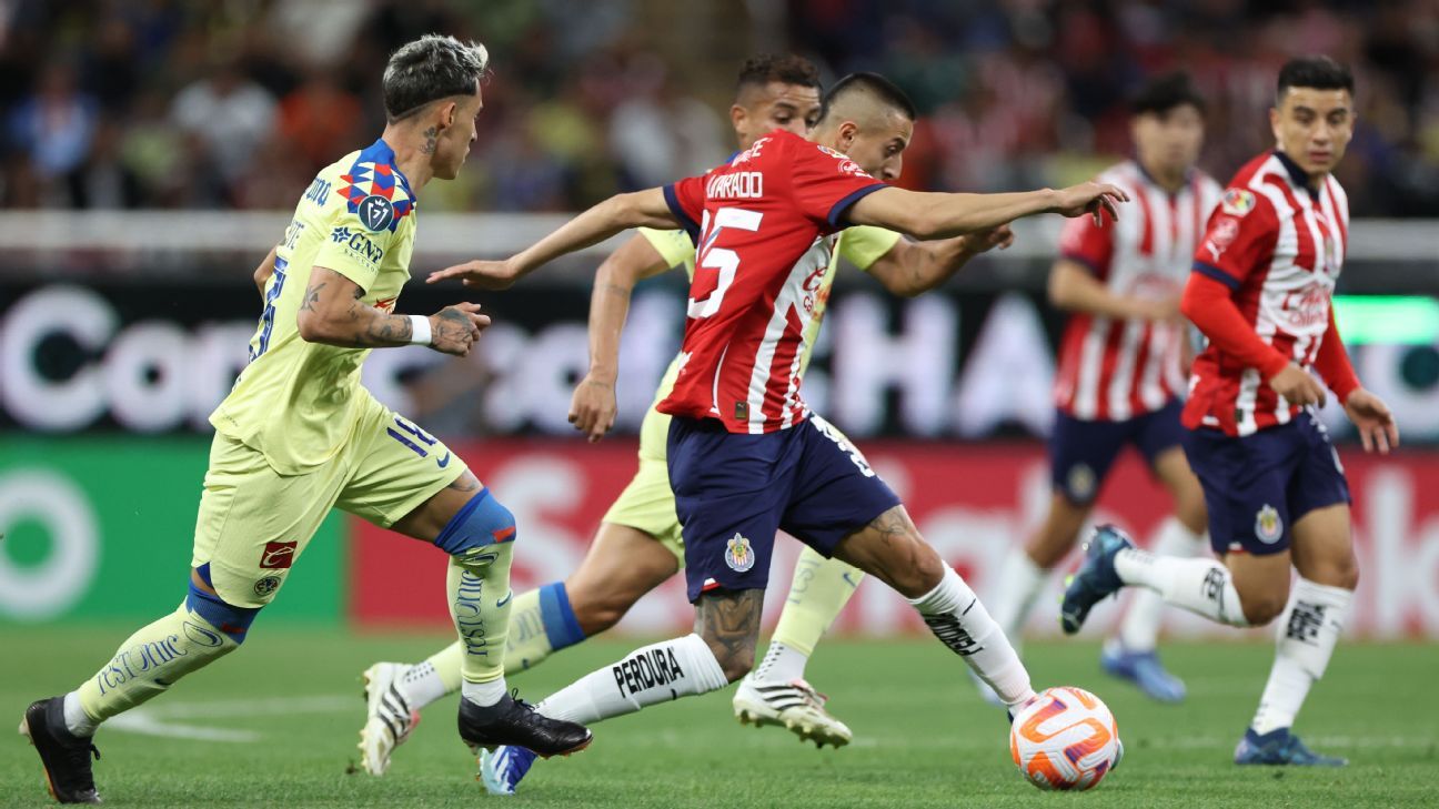 Calificaciones de Chivas luego de la derrota ante América por goleada ...