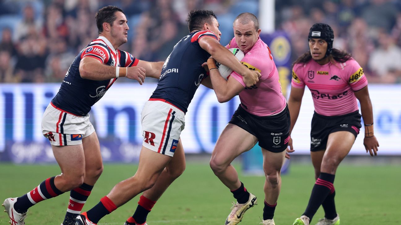 NRL: Panthers shrug off Cleary's absence to beat Roosters - ESPN