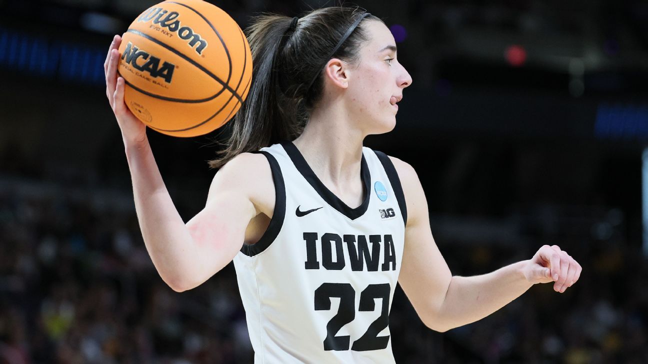 Caitlin Clark, Iowa Hawkeyes win, will face LSU Tigers next - ESPN