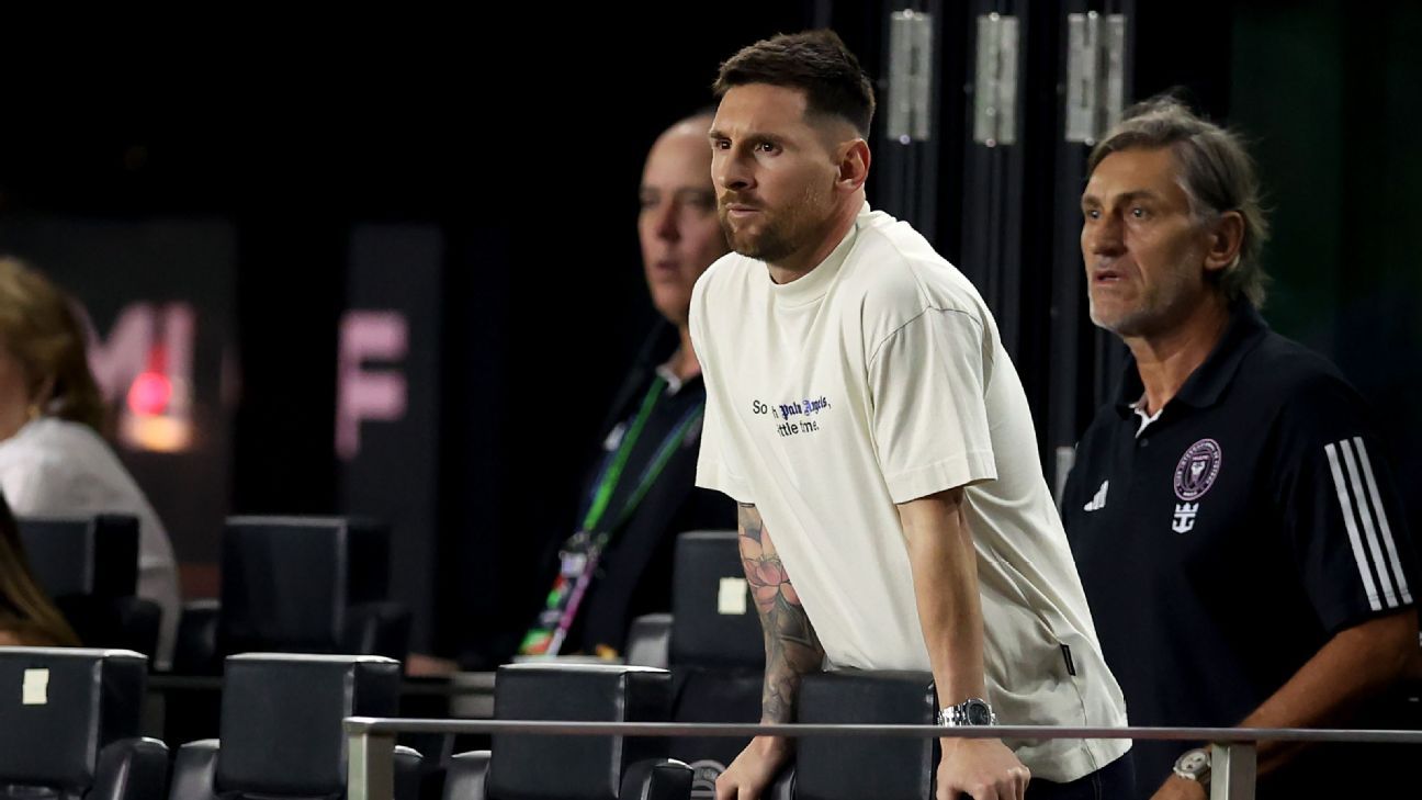Martino explicó por qué no jugó Messi en la derrota de Inter Miami ante ...