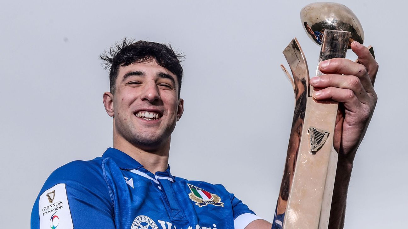 Tommaso Menoncello, el mejor jugador del Seis Naciones 2024 - ESPN