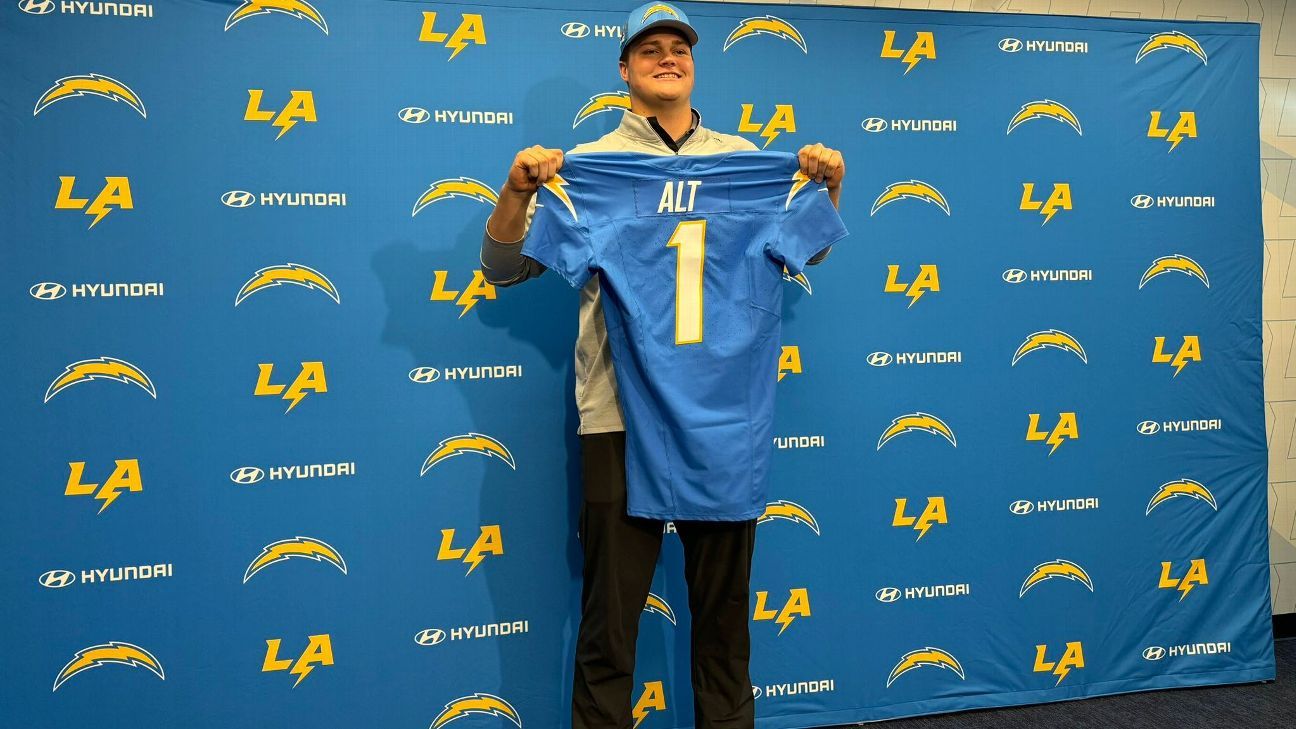 Joe Alt y su sensación de unirse a Chargers: estoy emocionado y ...