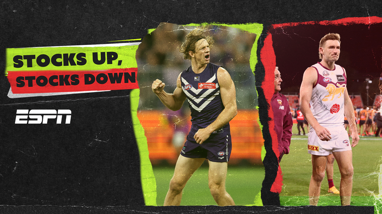 AFL Round 7: Dockers star Nat Fyfe is back; Brisbane Lions hit all-time ...