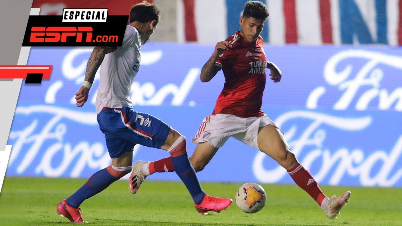El 6-2 de River a Nacional, la gran noche de Carrascal y un antecedente memorable para otro ...