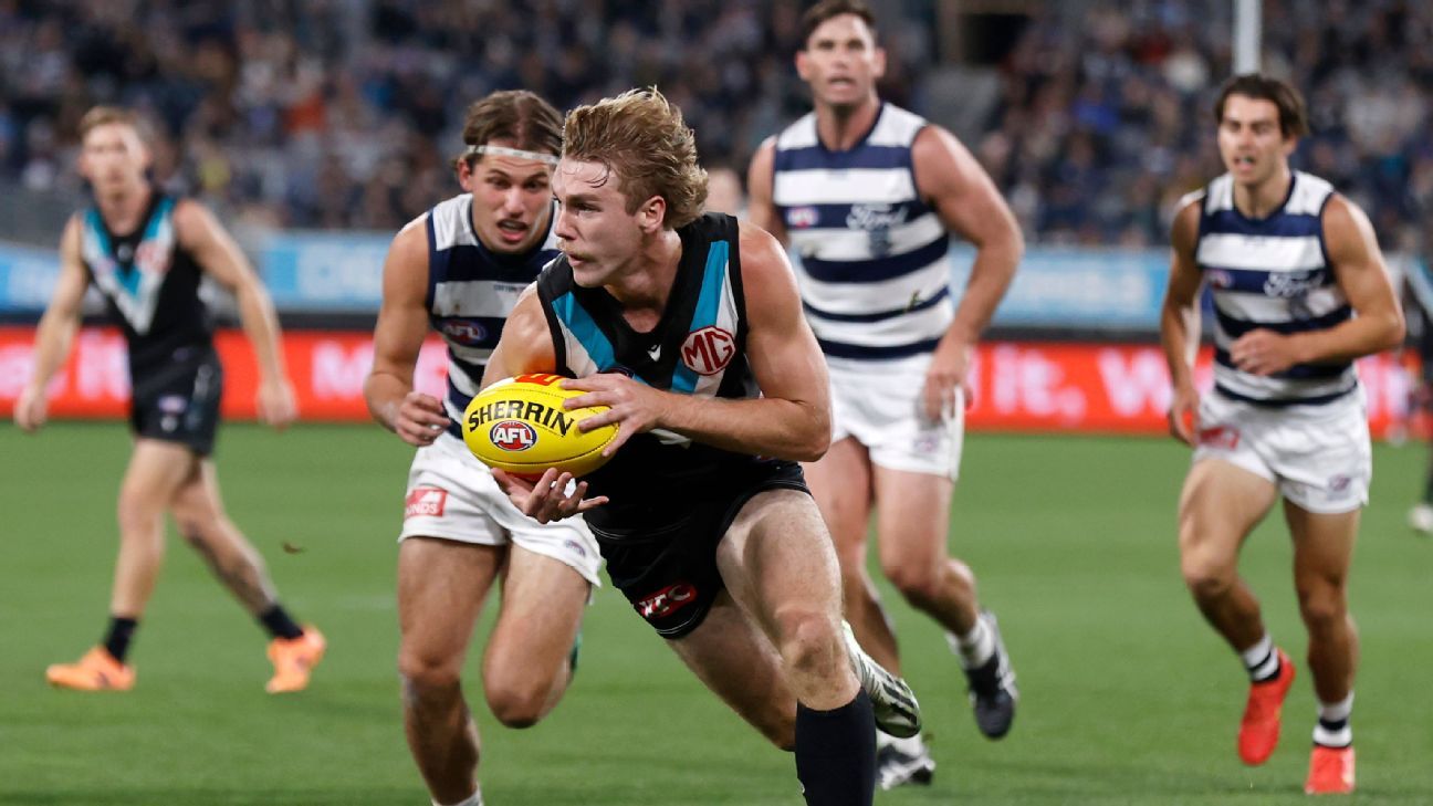 AFL: Power hold off Cats fightback in thriller - ESPN