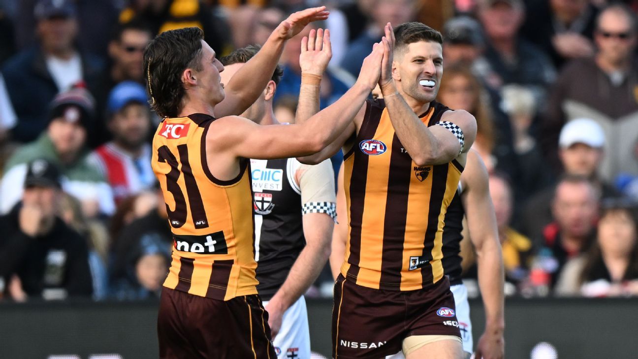 AFL: Hungry Hawks pip Saints for another upset win - ESPN