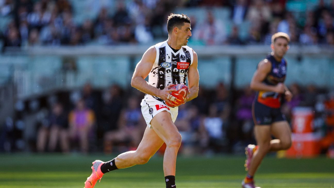 AFL: Great Scott, Magpies' marathon man leads by example - ESPN