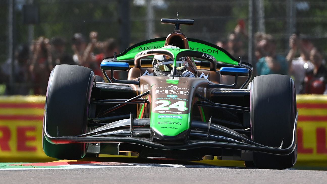 ¡Joshua Duerksen logró su primer podio en Fórmula 2! - ESPN