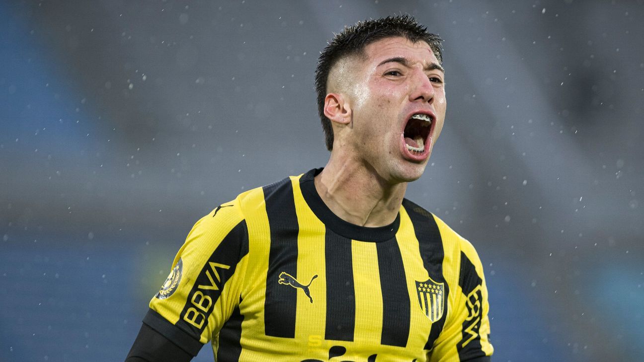 Damián García y su primer gol en Peñarol: "Es algo hermoso" - ESPN