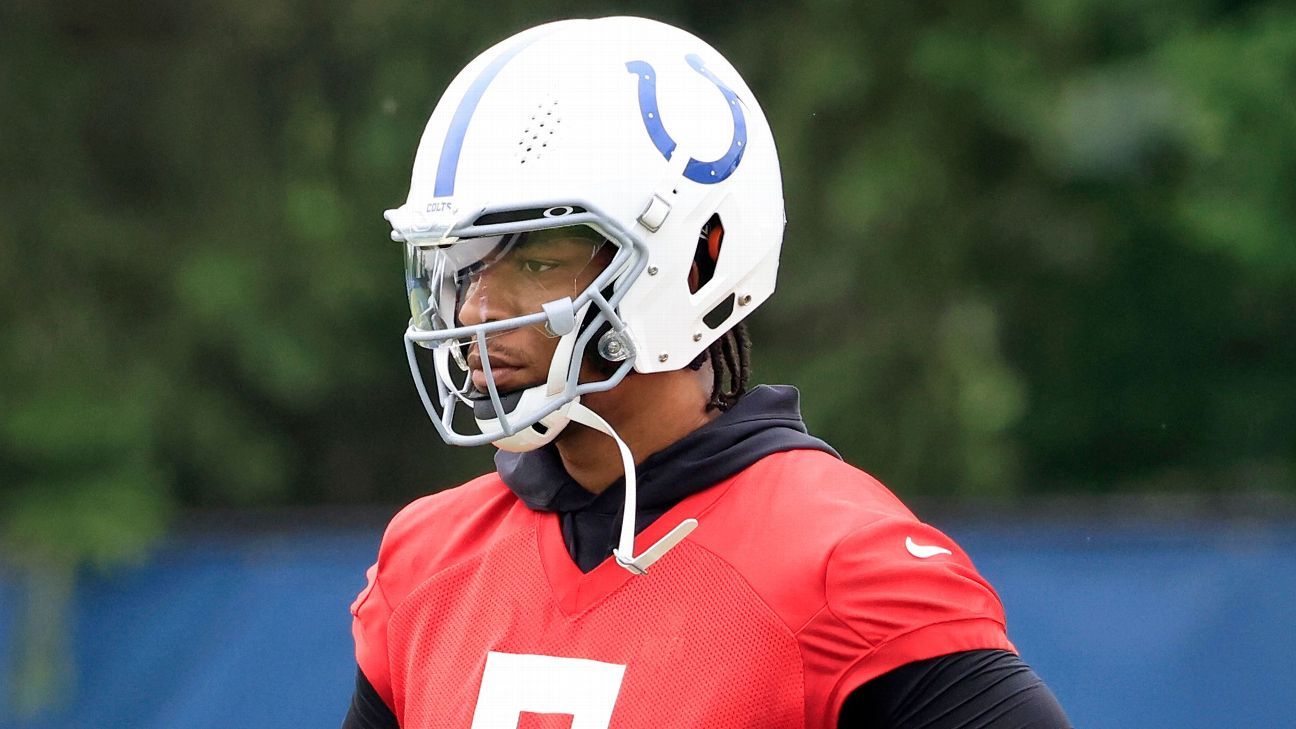 Colts: El QB Anthony Richardson no entrena por precaución - ESPN